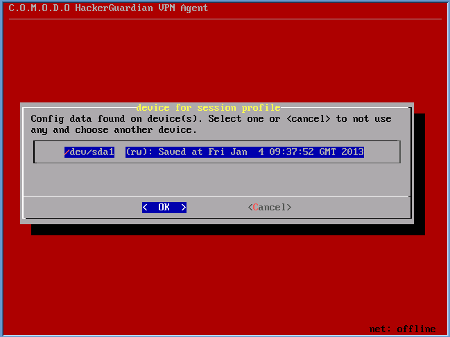 Select a Device for Session Profile, PCI Scanning | Comodo Web Inspector